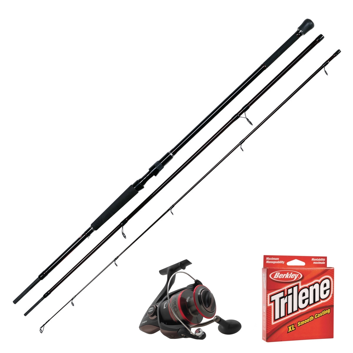 Penn Rampage Bass Spin 9ft Rod Combo - with Fierce 5000FD Spinning Reel ...