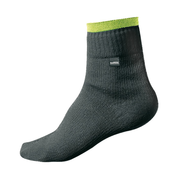 SealSkinz Hi-Vis Sock - Black/Yellow | Uttings.co.uk