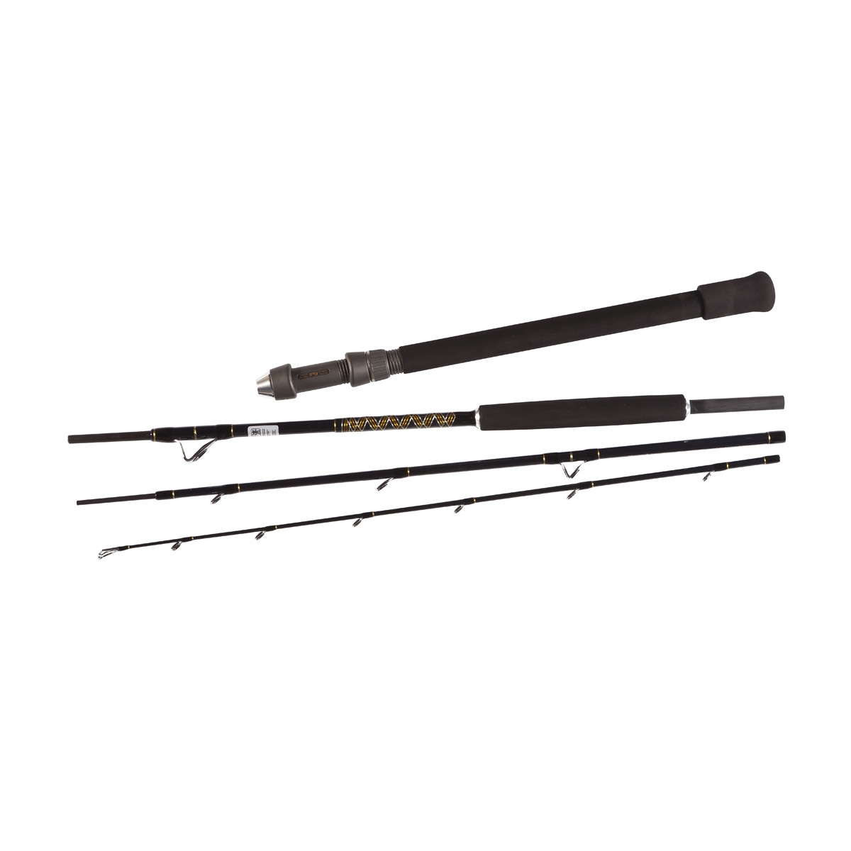 Snowbee 4 Piece Deep Blue Travel Boat Rod - 7ft 7in IGFA 30-50lb (15 ...