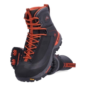 Simms G4 Pro Powerlock Wading Boots - Carbon | Uttings.co.uk